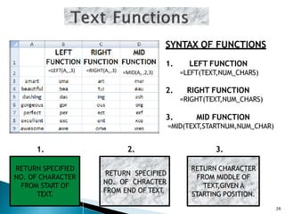 Ms excel | PPT