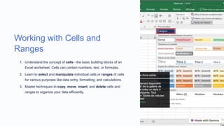 Beginner's Guide to Micrososoft Excel | PPT