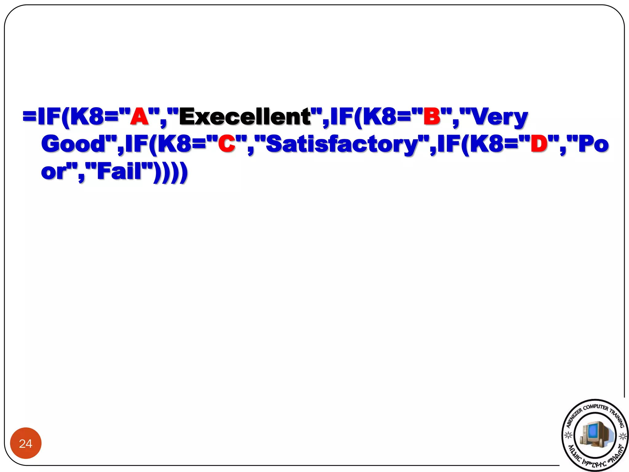 Ms excel 2007 pptx | PDF