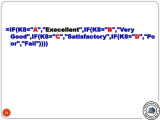 Ms excel 2007 pptx | PDF