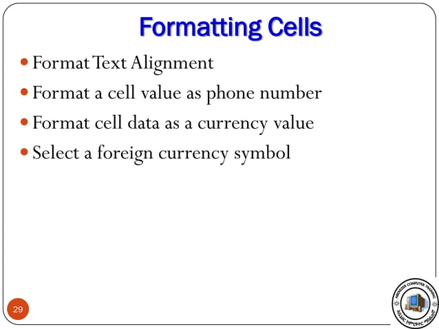 Ms excel 2007 pptx | PDF