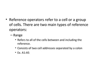 MS excel functions | PPT