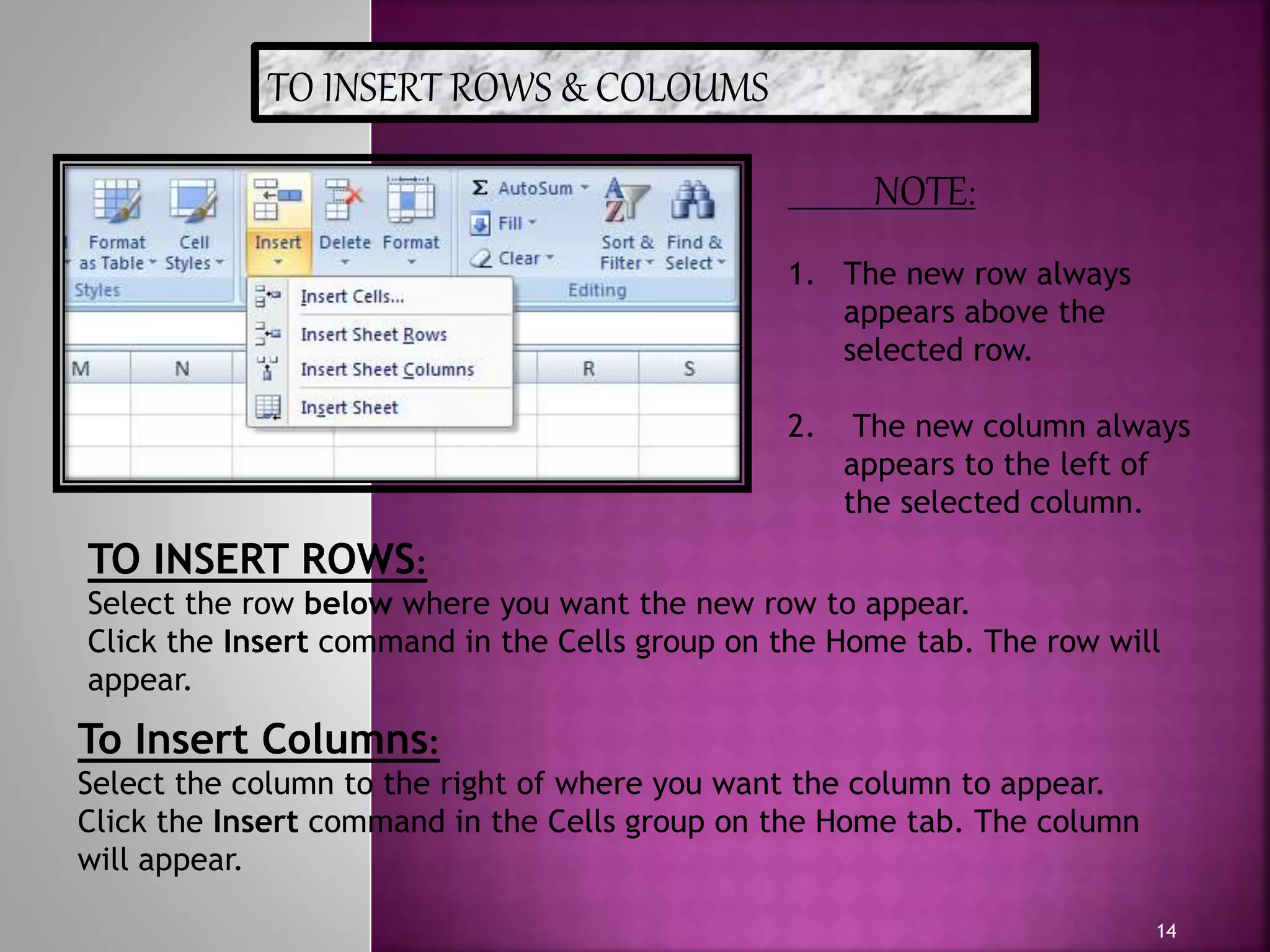 Ms excel ppt | PPTX | Desktop Publishing | Computer Software and ...