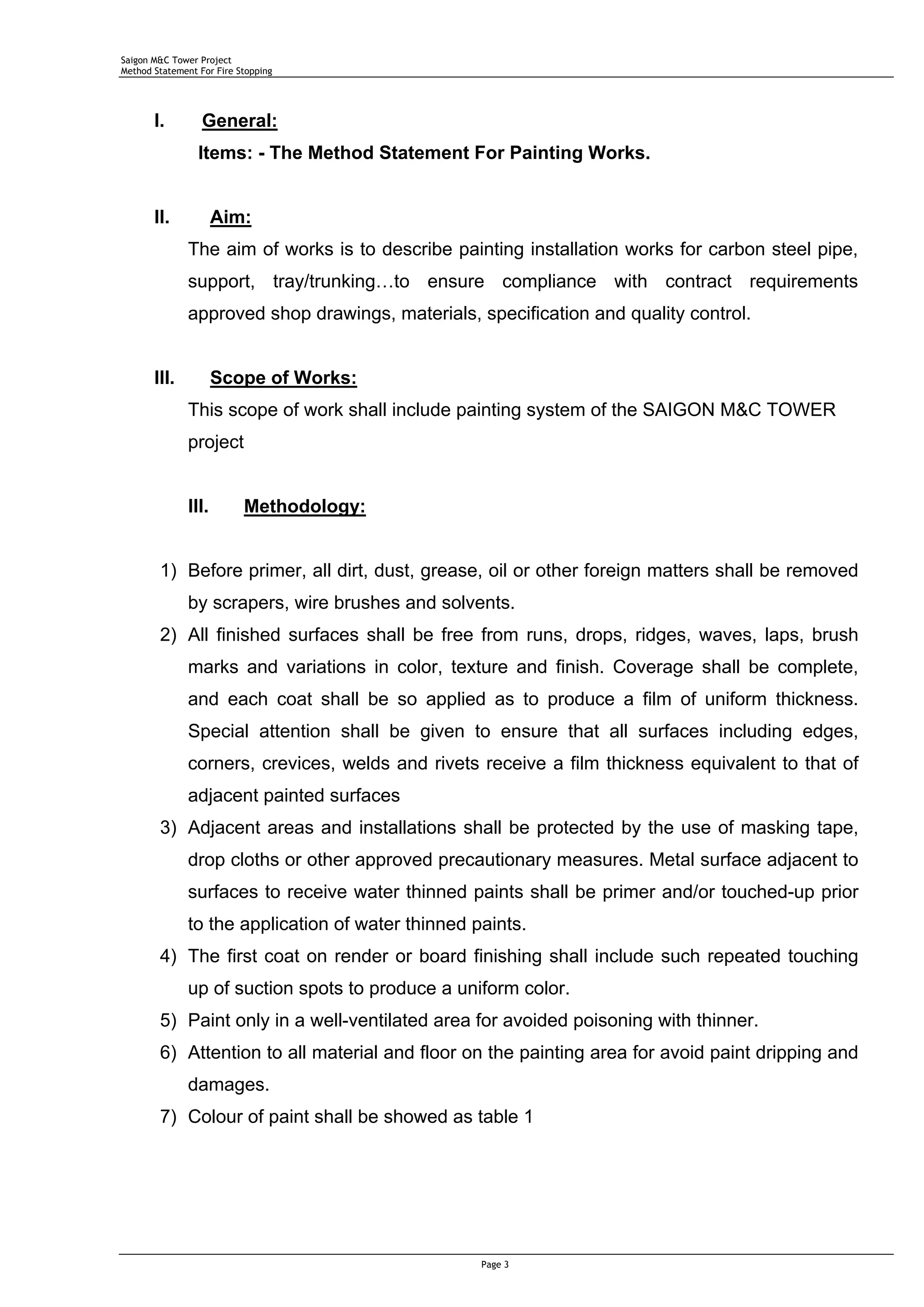 Ms for-finish-painting-work | PDF