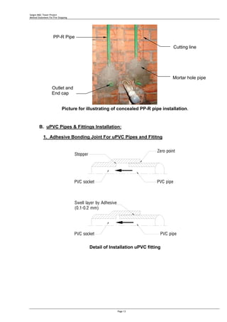 Ms for-mechanical-piping-system-installation-work | PDF