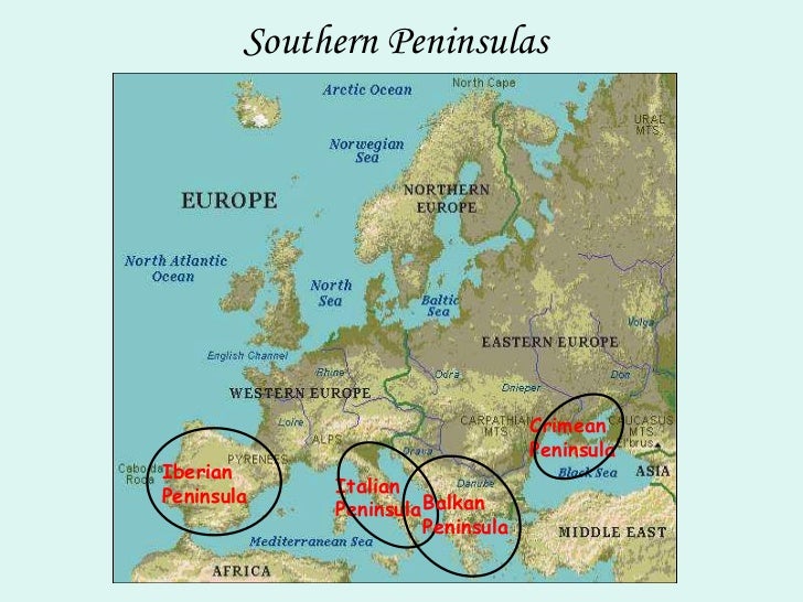 Physical Features of Europe