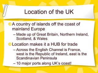 Location, Climate, and Natural Resources of the UK and Russia | PPT