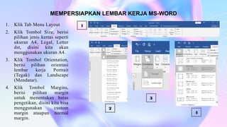 Pengenalan MS Office Word, Excel, Power Pont dan Outlook | PPTX