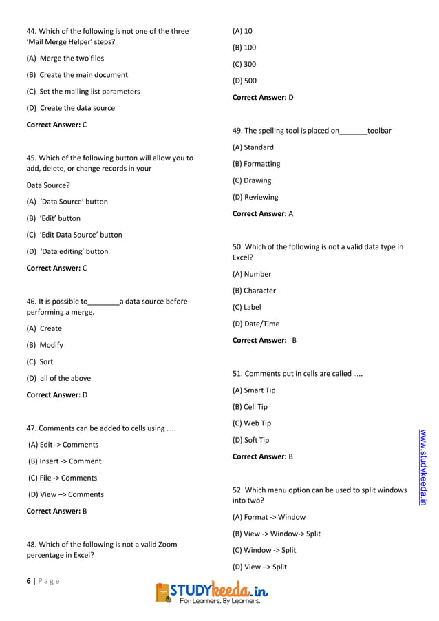 MS-Office-Questions-for-Compitition-exams.pdf