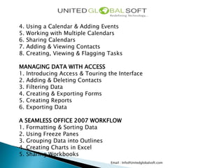 MS-Office Training in Hyderabad | PPTX