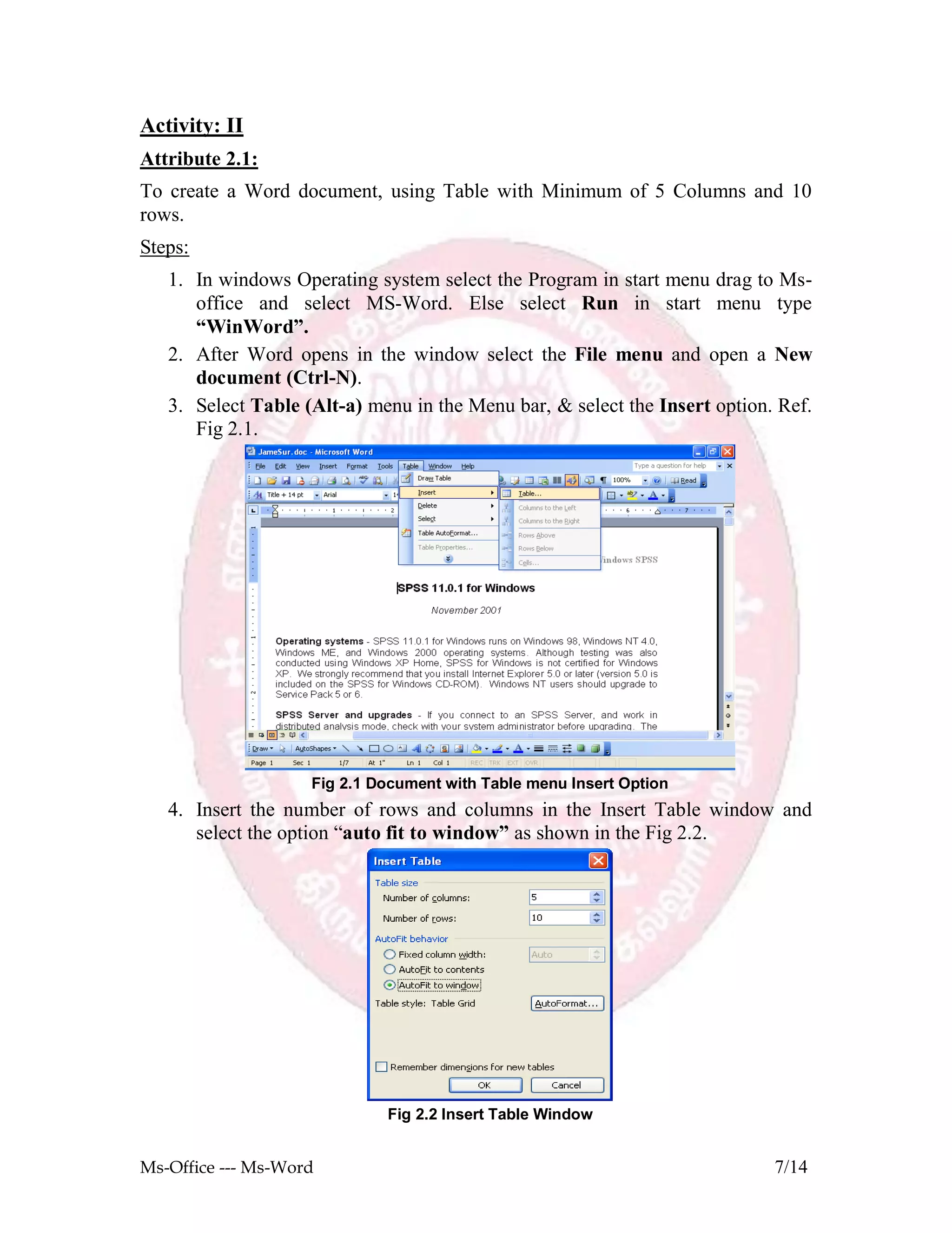 Ms office practical | PDF