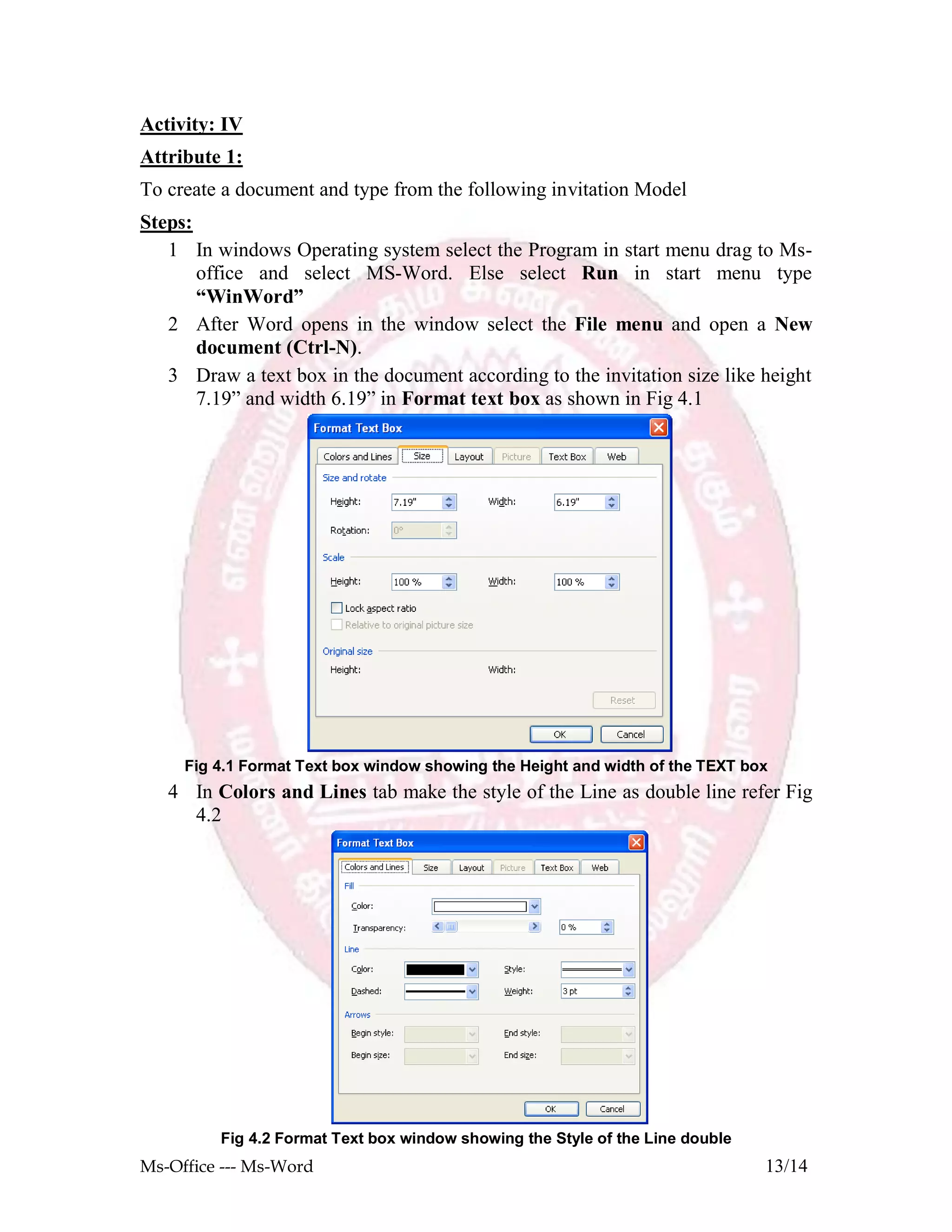 Ms office practical | PDF