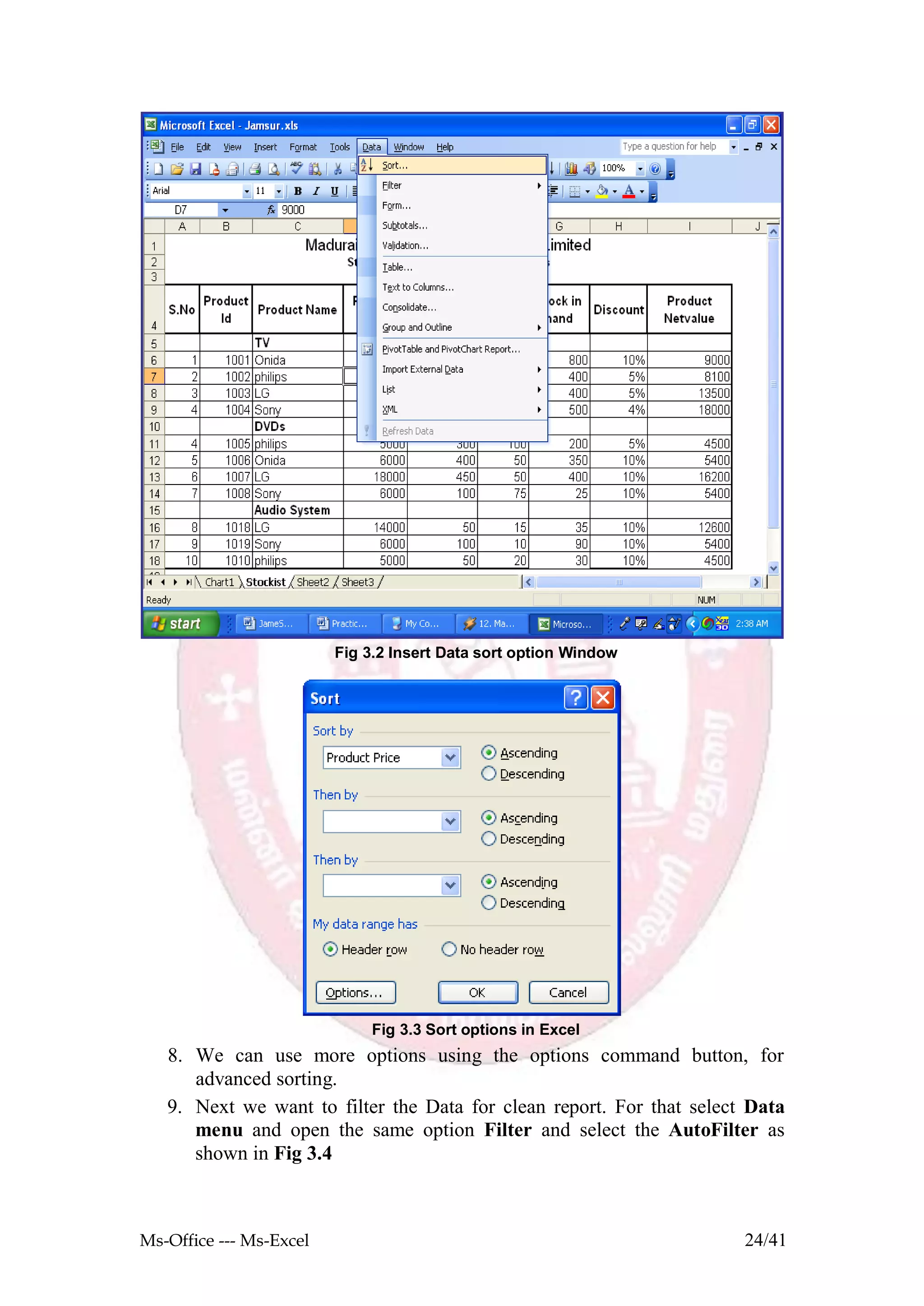 Ms office practical | PDF