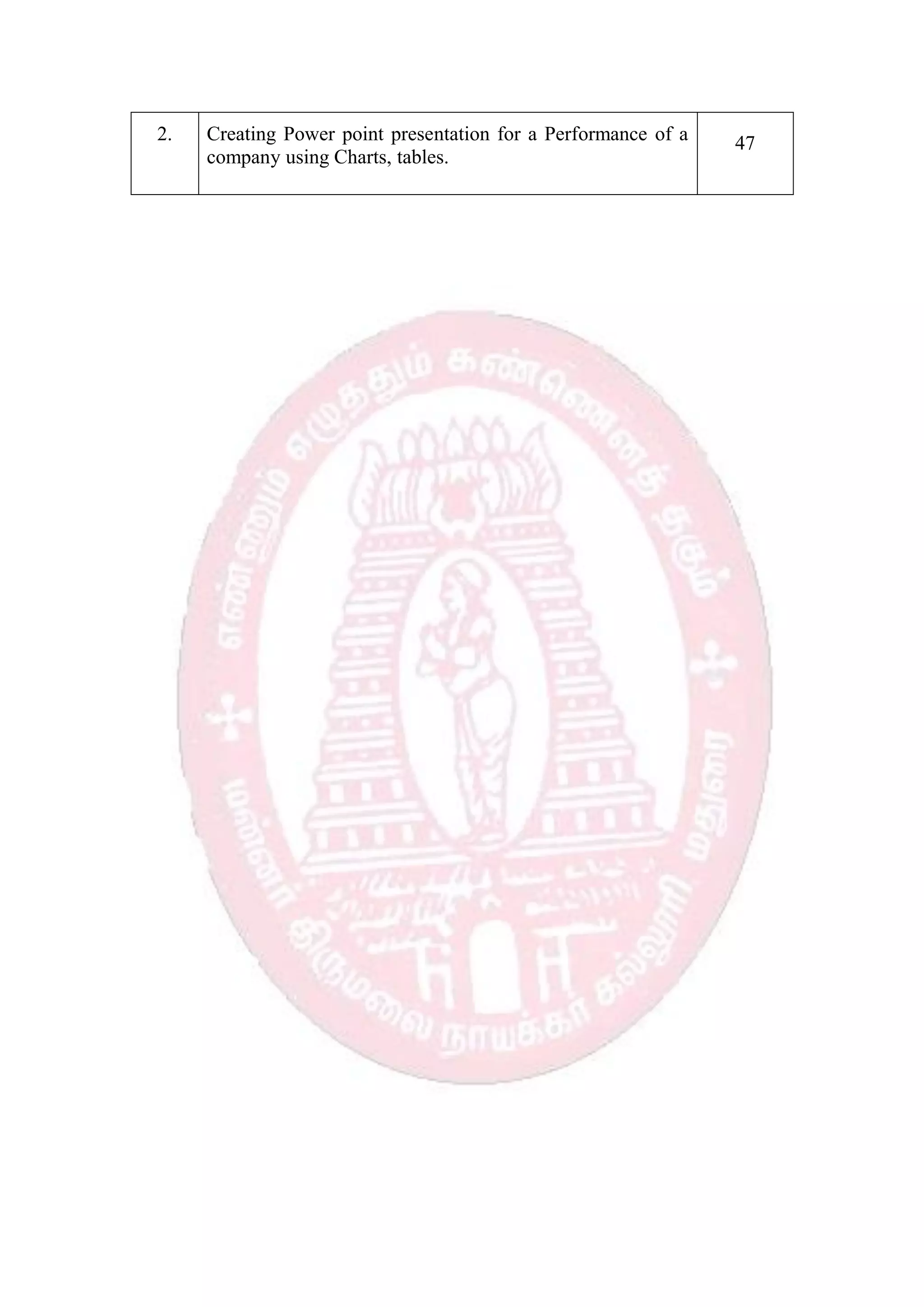 Ms office practical | PDF