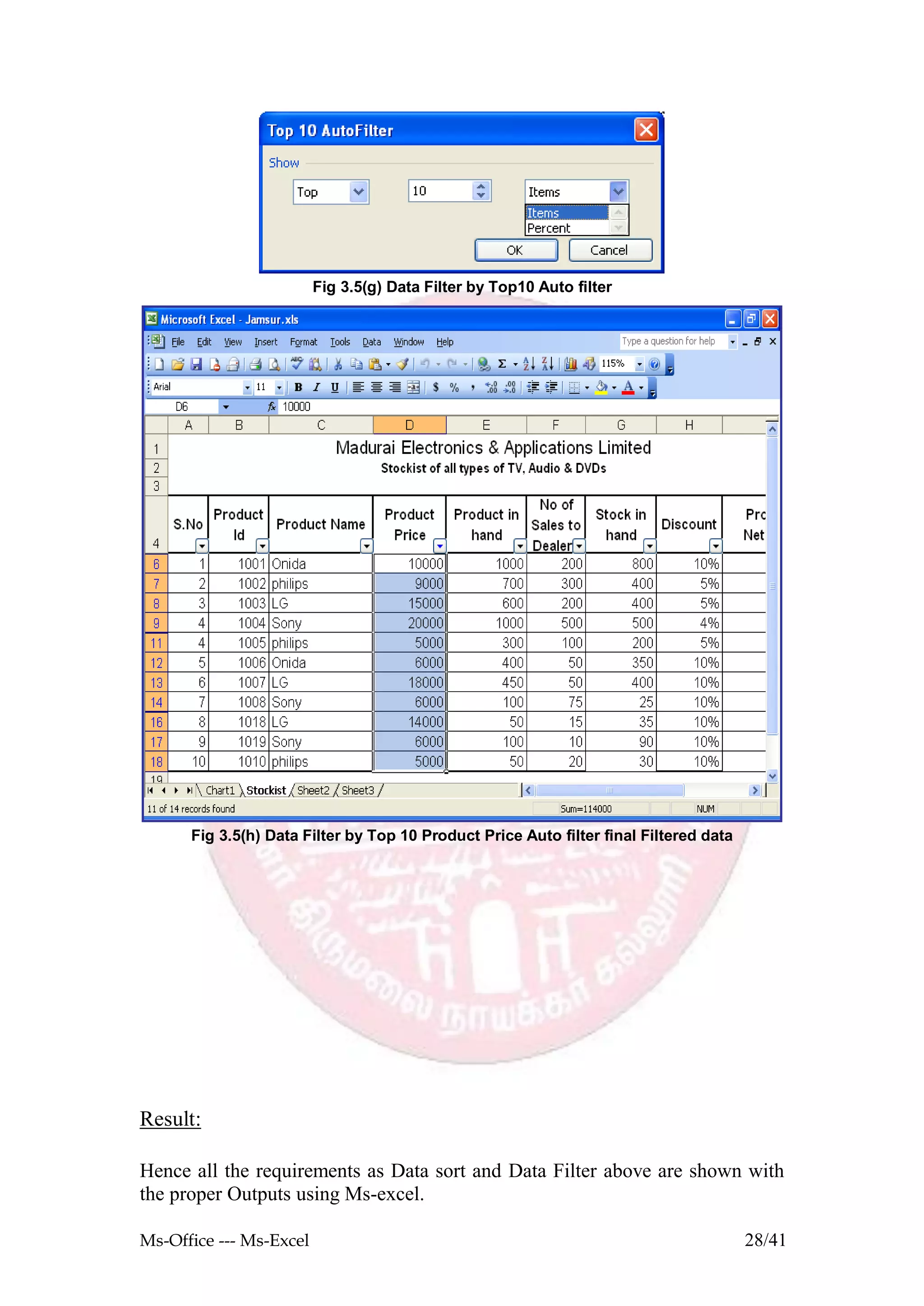 Ms office practical | PDF