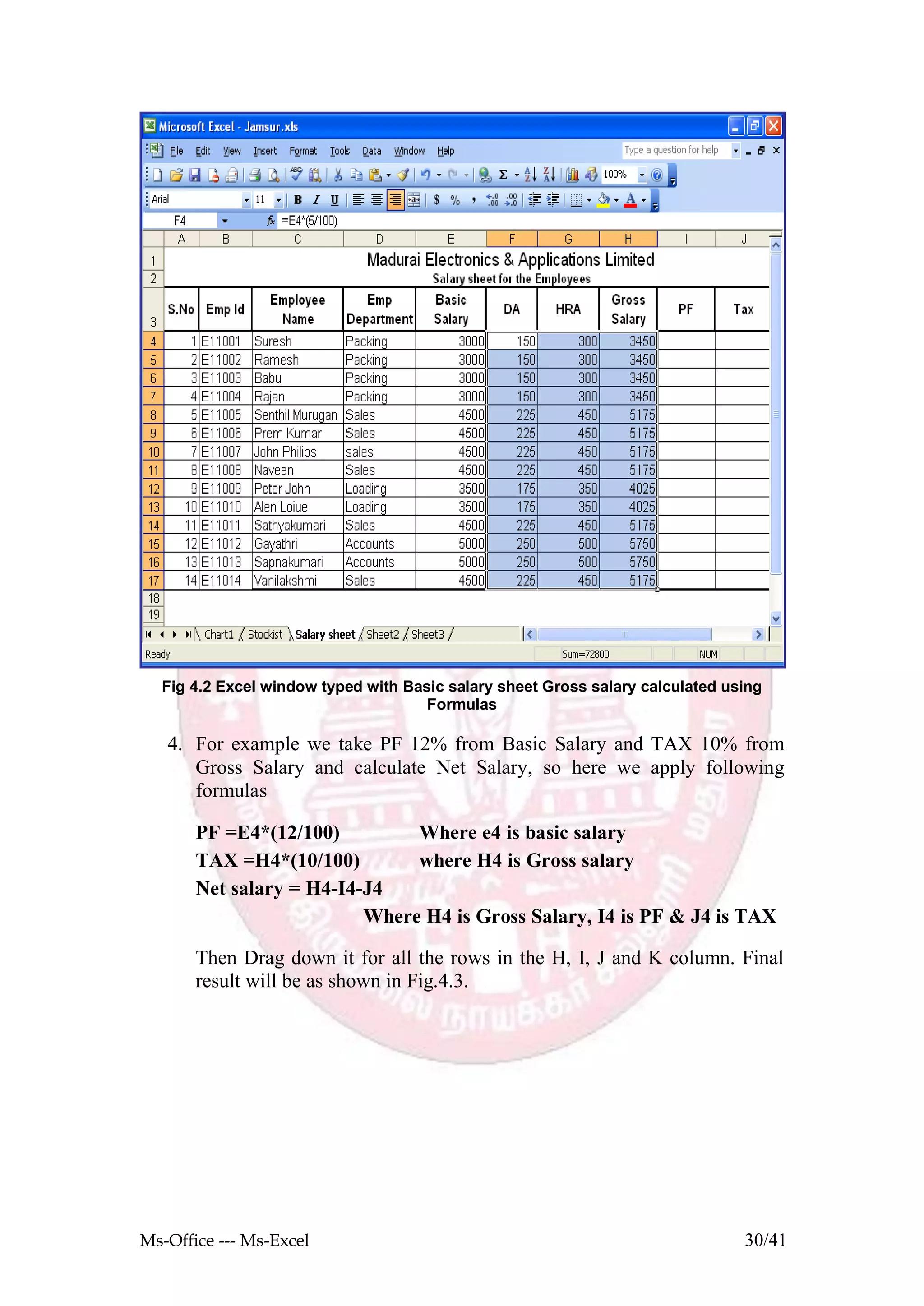 Ms office practical | PDF
