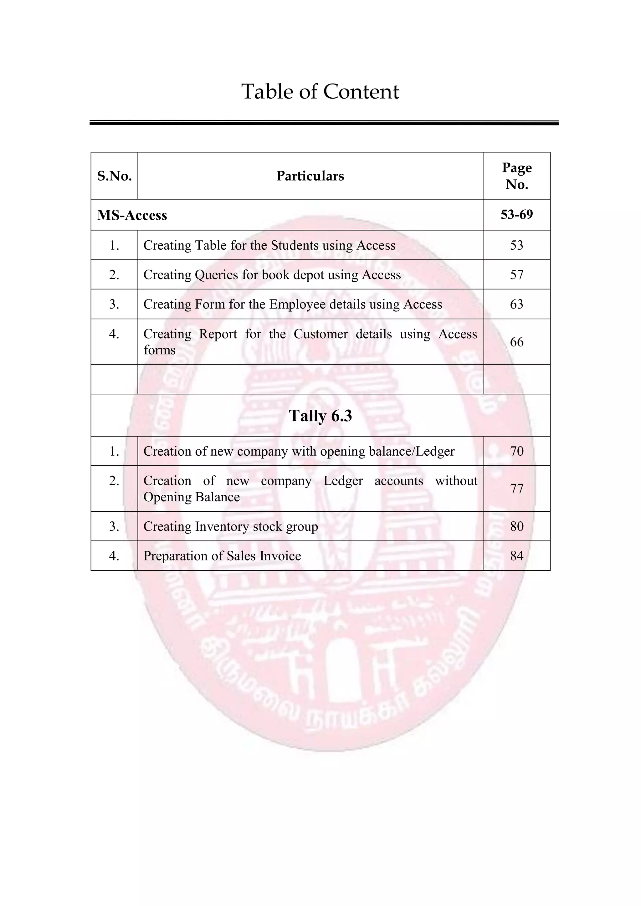 Ms office practical | PDF