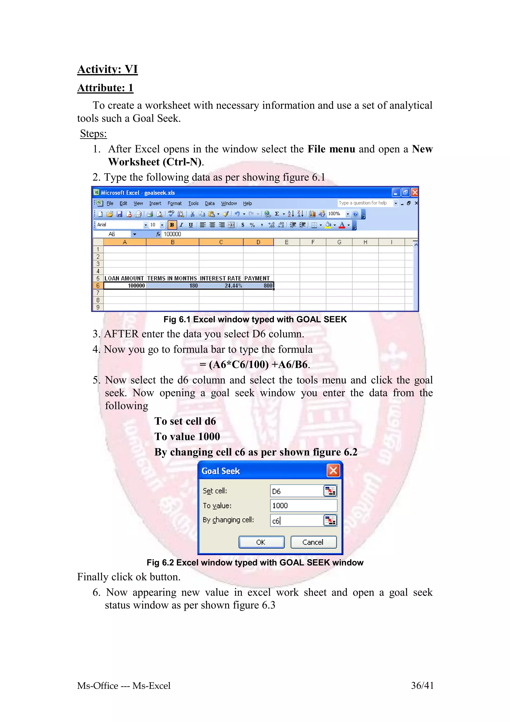 Ms office practical | PDF