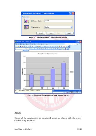 Ms office practical | PDF