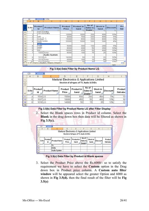 Ms office practical | PDF