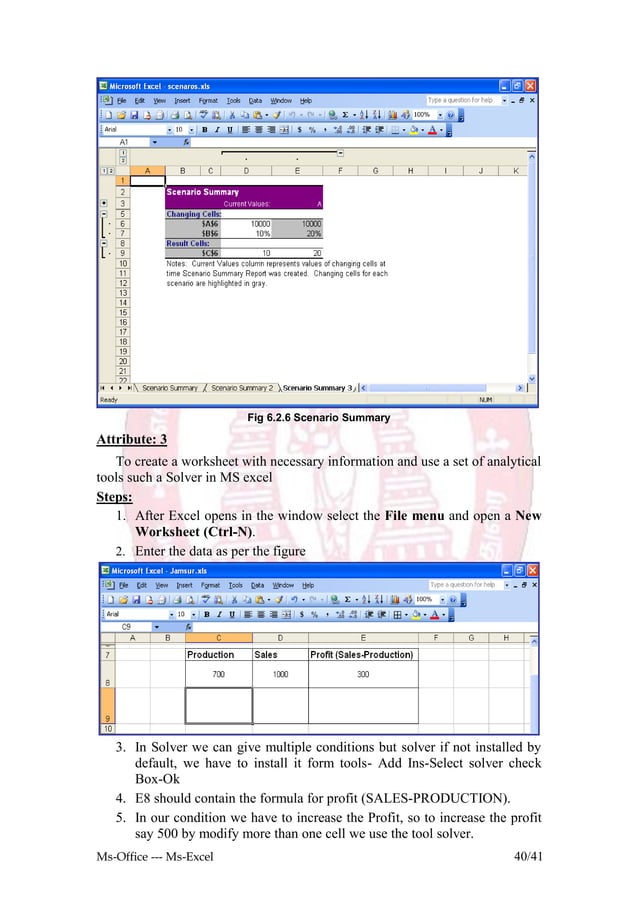 Ms office practical | PDF