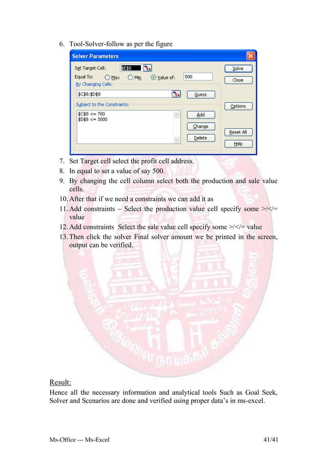 Ms office practical | PDF