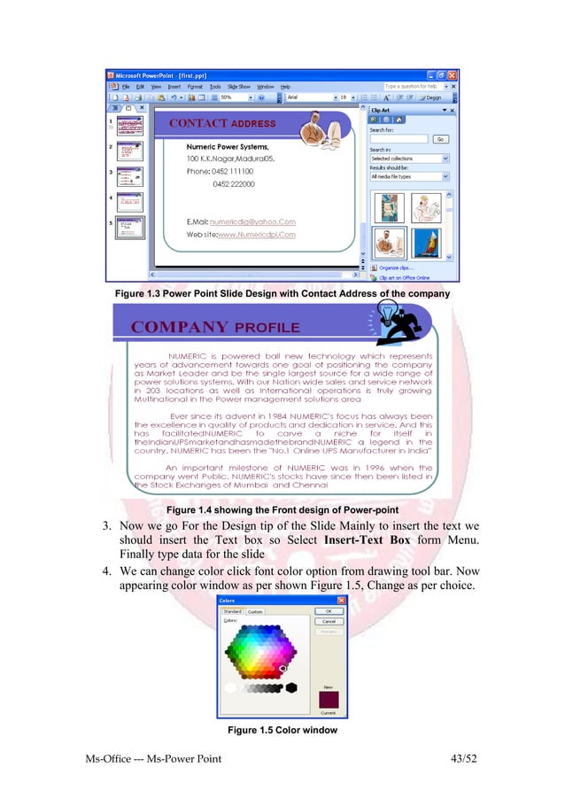 Ms office practical | PDF
