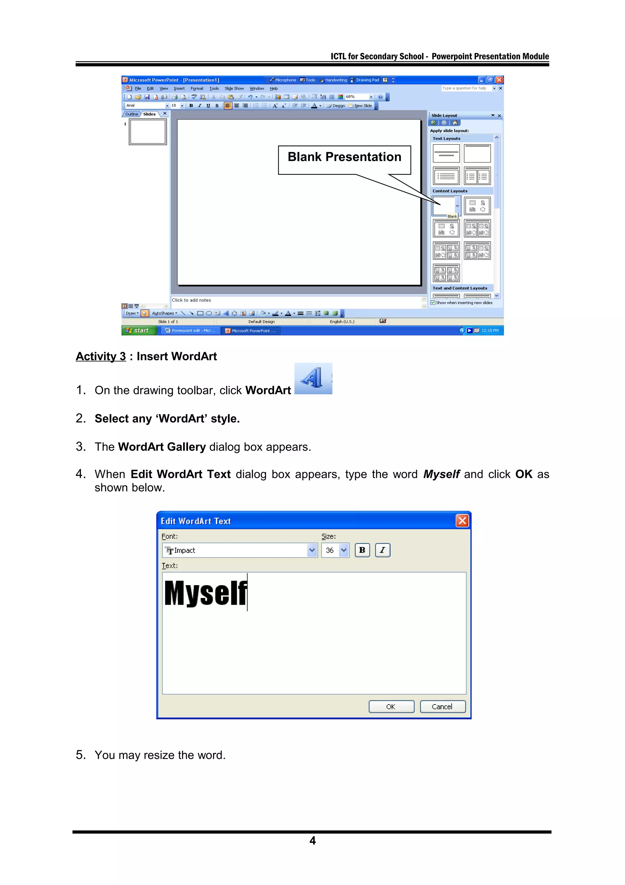 MICROSOFT POWERPOINT (ICTL) | DOC