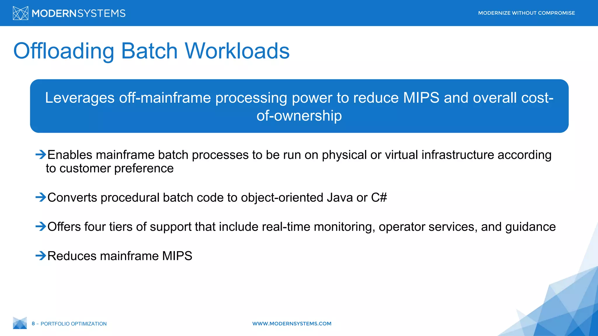 Mainframe Optimization with Modern Systems | PDF | Databases | Computer Software and Applications