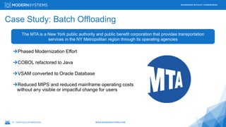 Mainframe Optimization with Modern Systems | PDF | Databases | Computer Software and Applications