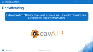 Modern Systems' Automated Refactoring through Conversion or ...