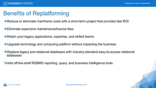 Modern Systems' Automated Refactoring through Conversion or ...