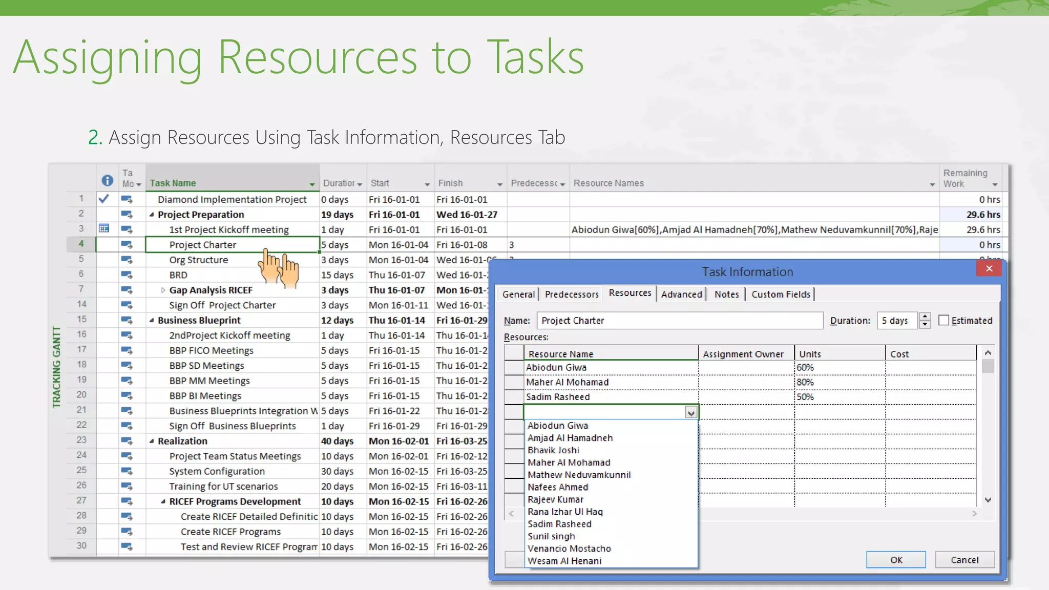 Ms project 2016 overview | PPTX