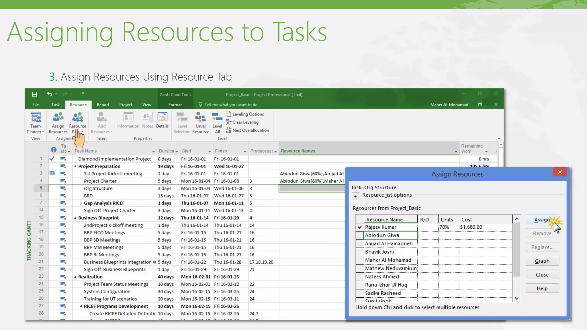 Ms project 2016 overview | PPTX