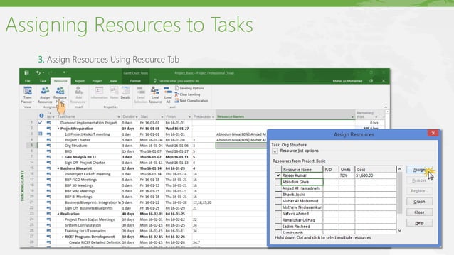 Ms project 2016 overview | PPTX | Technology & Computing
