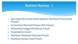 Tutorial Microsoft Project | PDF