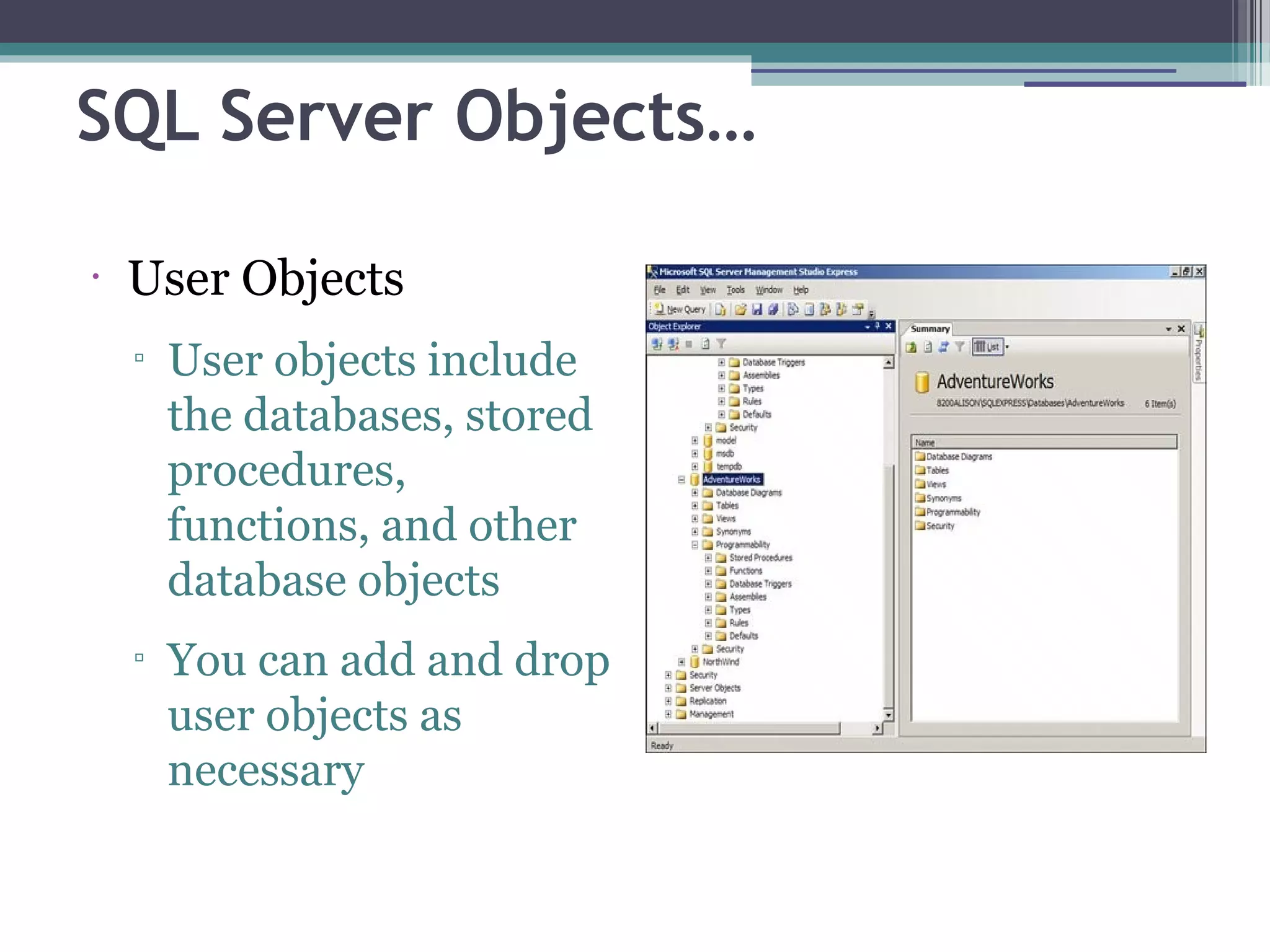 Ms Sql Server Ppt