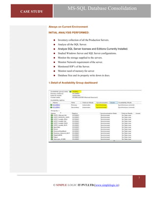 Ms sql database consolidation | PDF