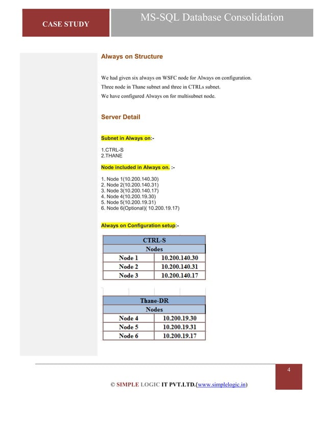 Ms sql database consolidation | PDF