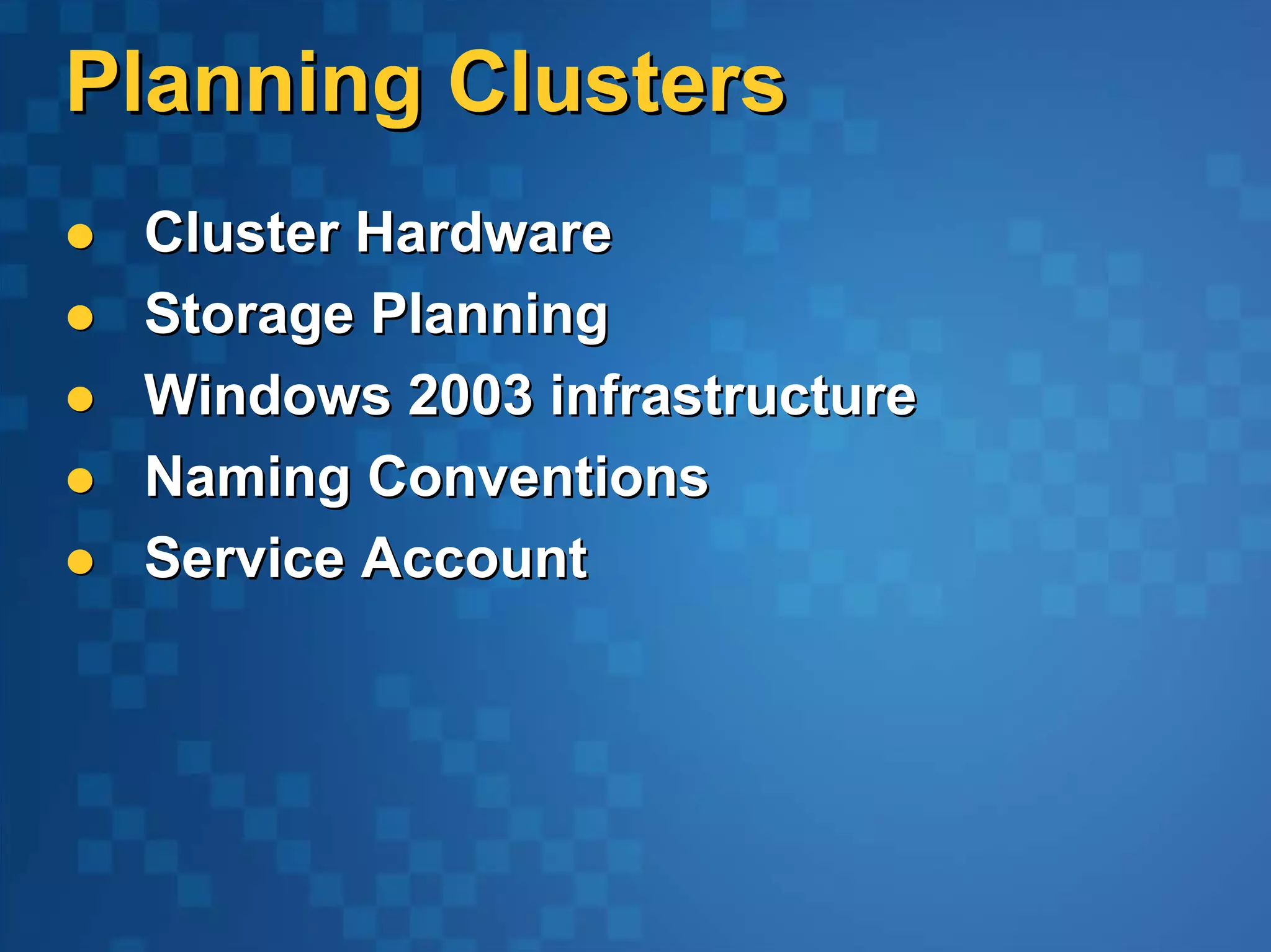 Ms Tech Ed Best Practices For Exchange Server Cluster Deployments June ...