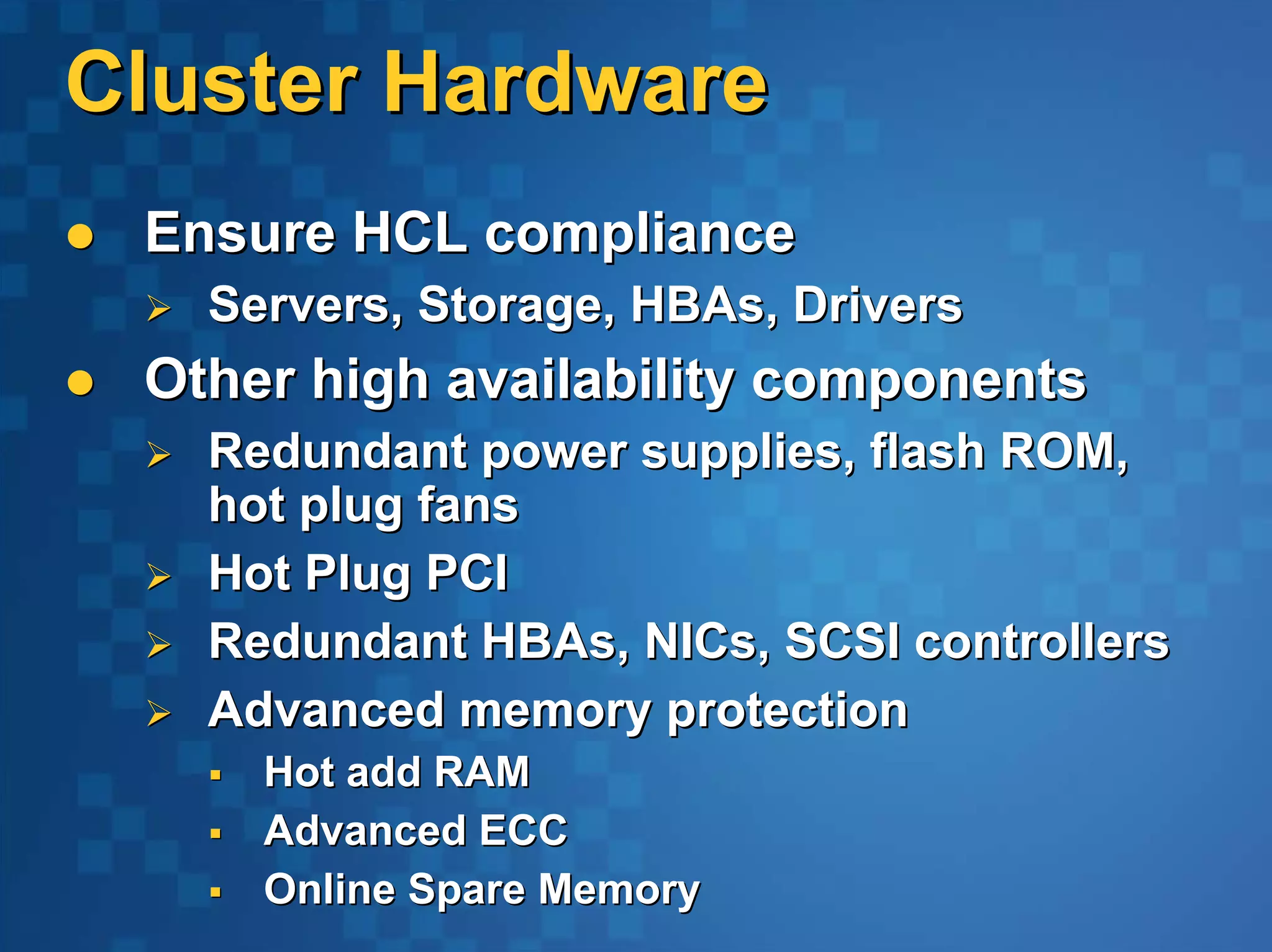 Ms Tech Ed Best Practices For Exchange Server Cluster Deployments June ...