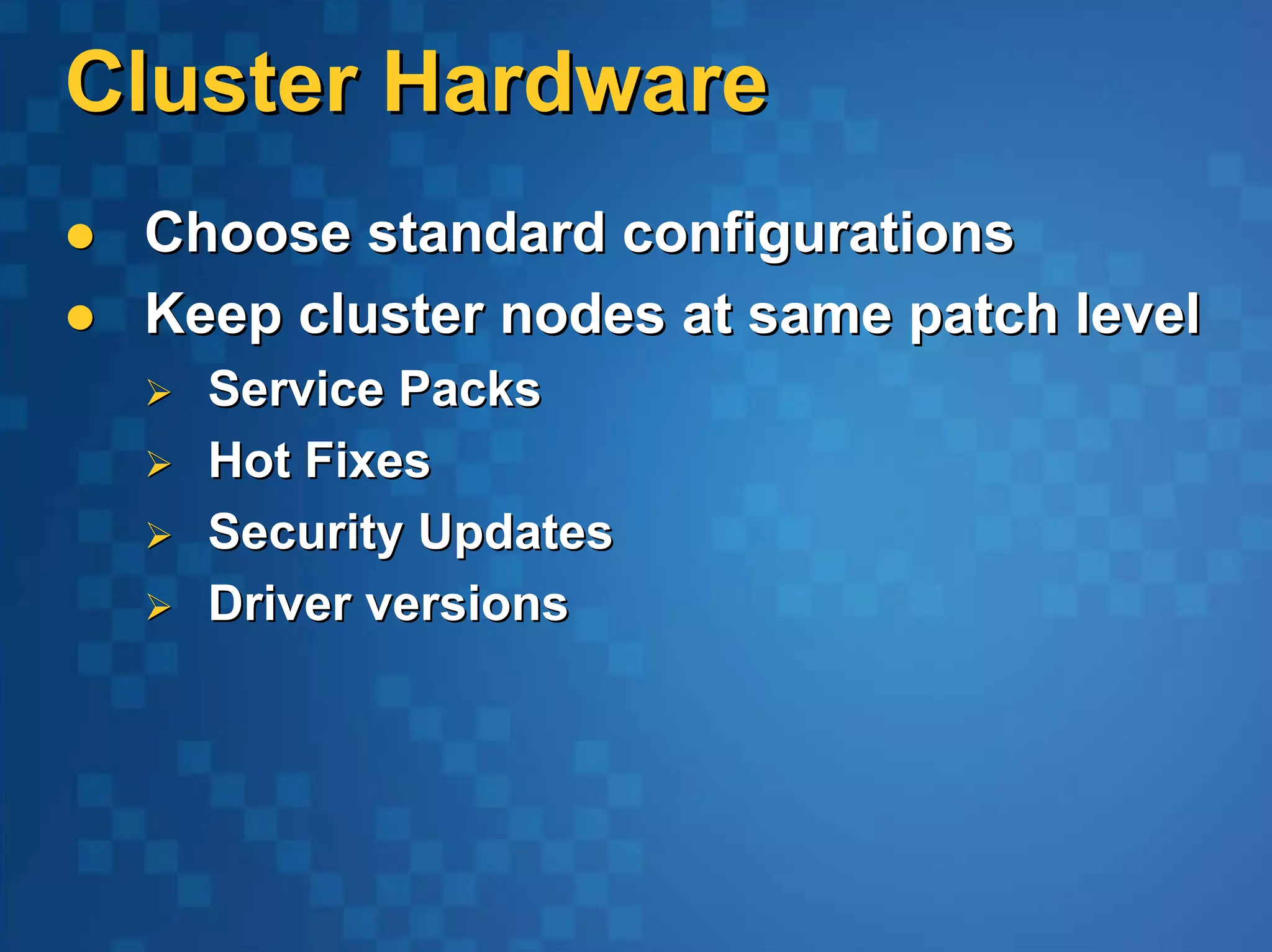 Ms Tech Ed Best Practices For Exchange Server Cluster Deployments June ...