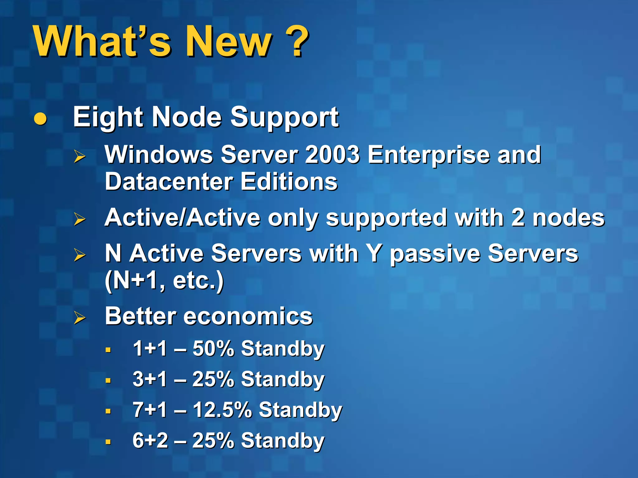 Ms Tech Ed Best Practices For Exchange Server Cluster Deployments June ...