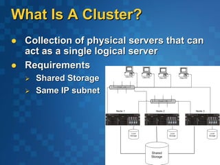 Ms Tech Ed Best Practices For Exchange Server Cluster Deployments June ...