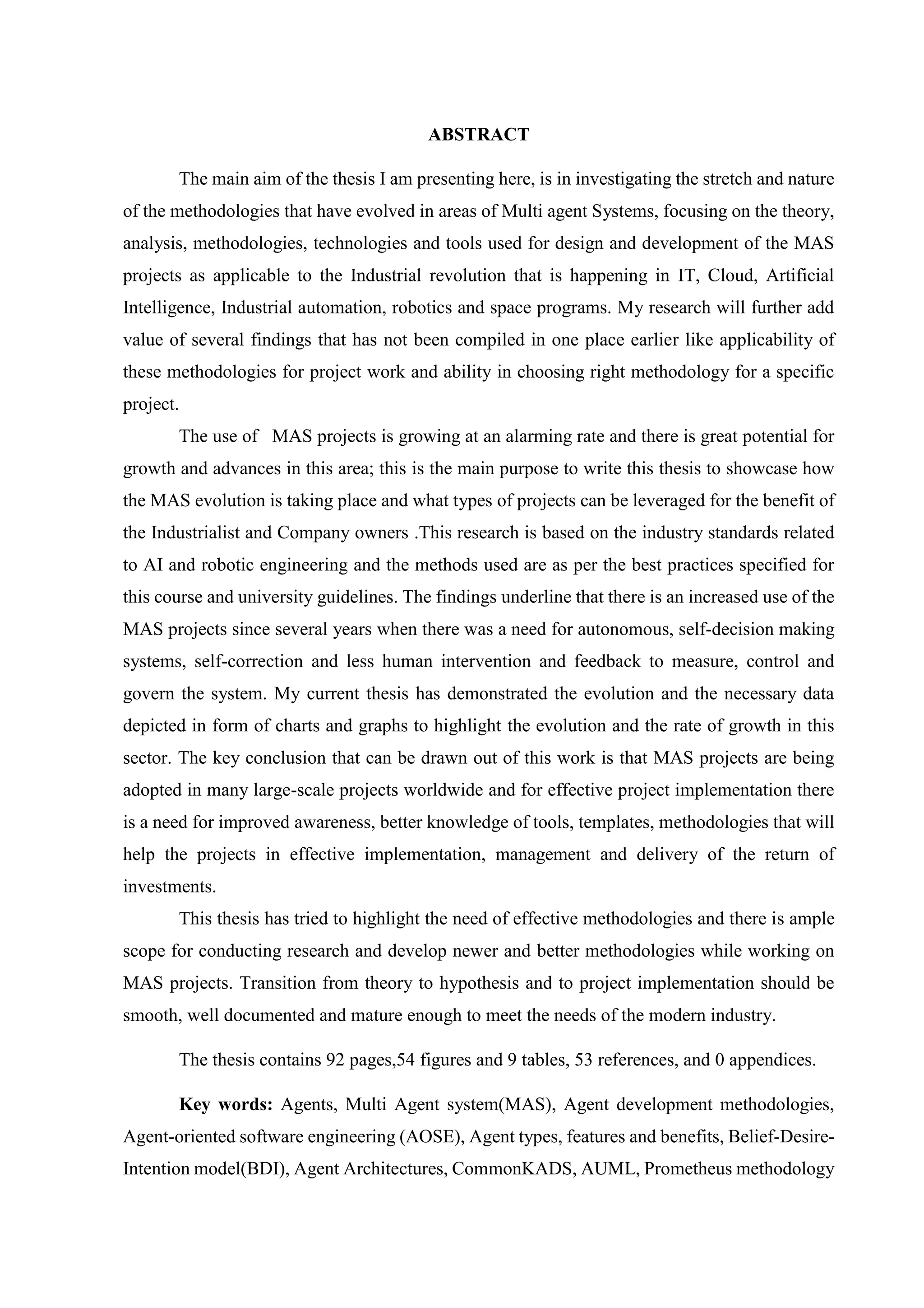 MS thesis - sample | PDF
