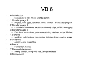 Ms visual-basic-6 | PPT