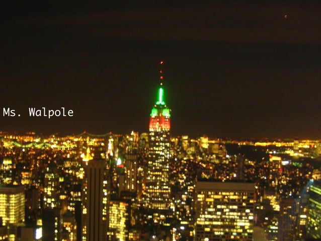 Ms. walpole presentation | PPT