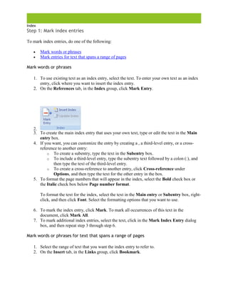 Ms word | PDF