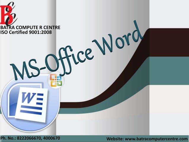 Ms Word Training Institute in Ambala ! Batra Computer Centre | PPT