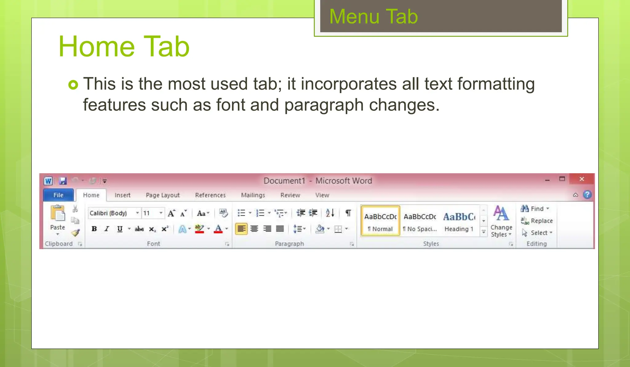 ms-word-2010-tutorial.pptx best way to understand | PPTX